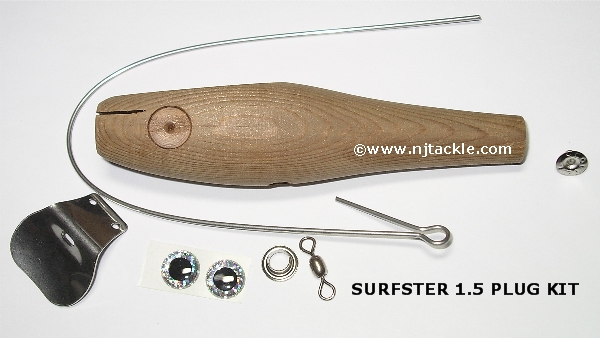 Plug Building Supplies :: Plug Building Kits :: Surfster 1.5 Style Plug Kit